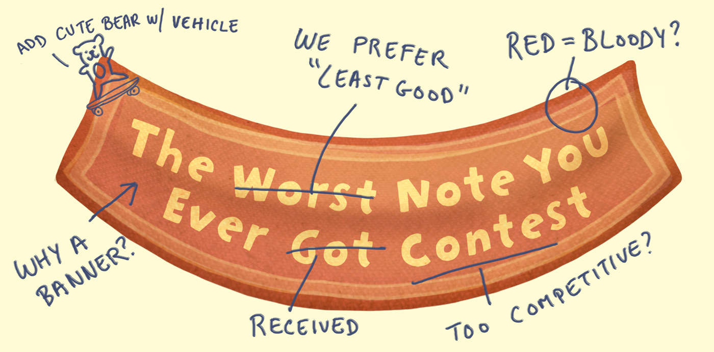 Kidscreen » Archive » The Worst Note You Ever Got Contest