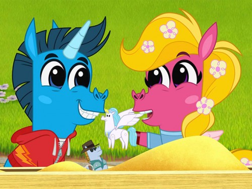 Kidscreen » Archive » Corn & Peg gallops into season two on Nick