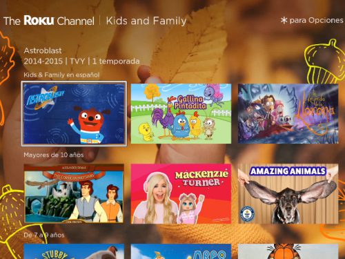 Kidscreen » Archive » Spanish adds flavor to The Roku Channel’s kids ...